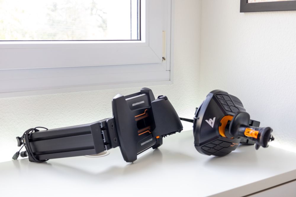 Hotas Thrustmaster T.1600M FCS + Supports Monstertech (Gebraucht) in ...