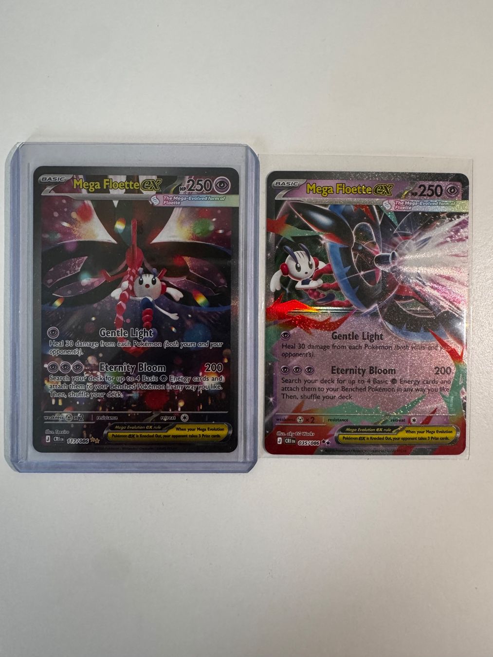 Pokemon Chaos Rising Mega Floette ex NM(177/086) + (035/086) (Neu ...