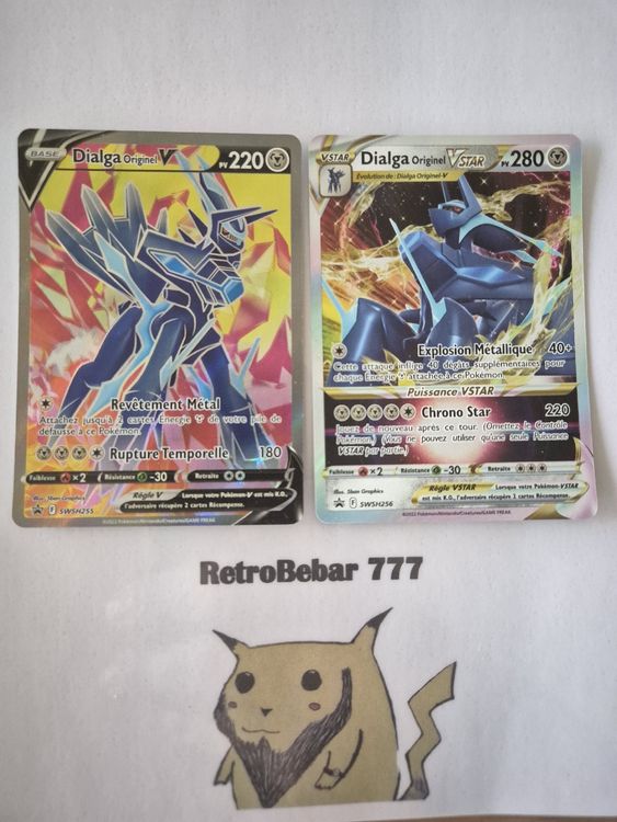 Pokémon Dialga originel V Dialga originel VStar duo 🔥🇨🇵 (D'occasion) à ...