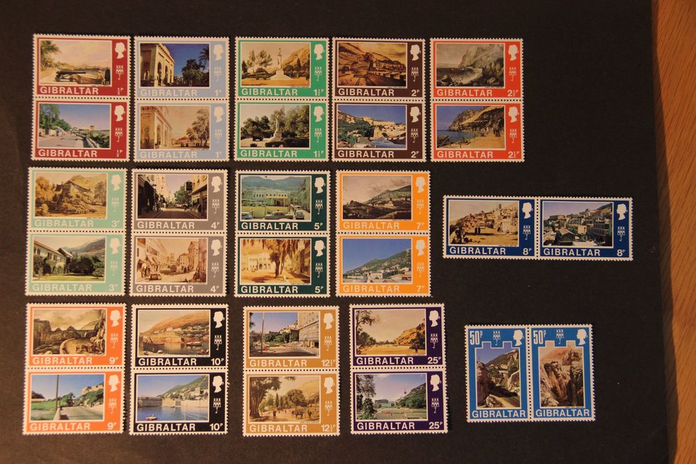 Gibraltar 1971 - Definitives - New daily stamps** (Neu (gemäss Beschreibung)) in Jona für CHF 9 ...