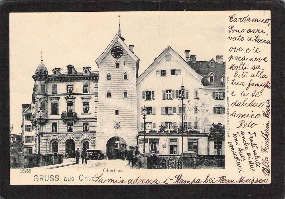 Gruss aus Chur GR , Oberthor , gel. 1903 (Gebraucht) in Reichenburg für CHF 17 – mit Lieferung ...