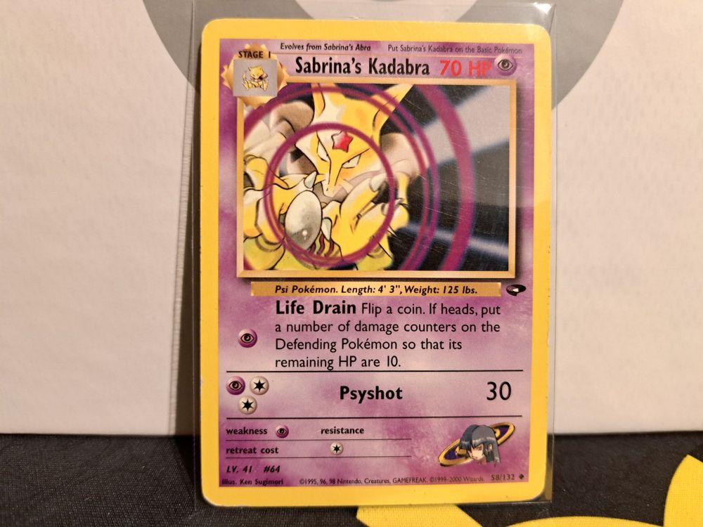 SABRINA'S KADABRA GYM CHALLENGE POKEMON KARTE 2000 | Kaufen auf Ricardo
