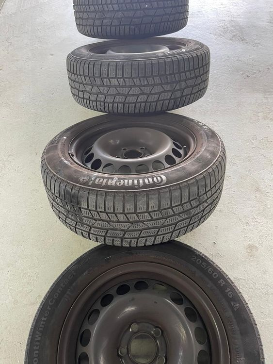 Audi Kompletträder Winter 205/60 R16 96 H M+S (Gebraucht) in Däniken SO für CHF 50 – nur ...