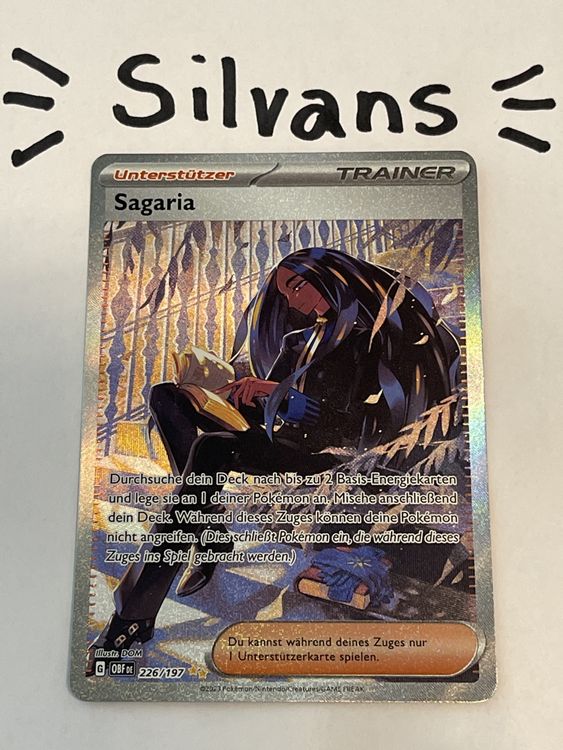 Sagaria Special Illustration 226/197 Obsidian Flammen DE (Neu (gemäss ...