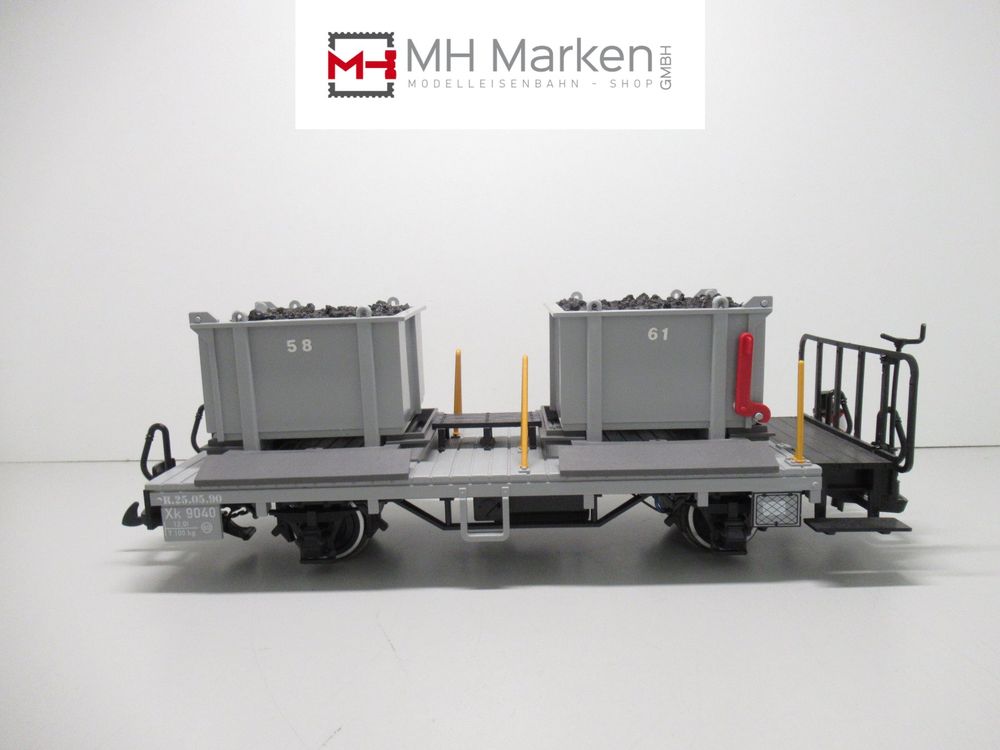 LGB 40140 Kehrichtwagen Xk 9040 der RhB Metallräder Spur G (Gebraucht ...
