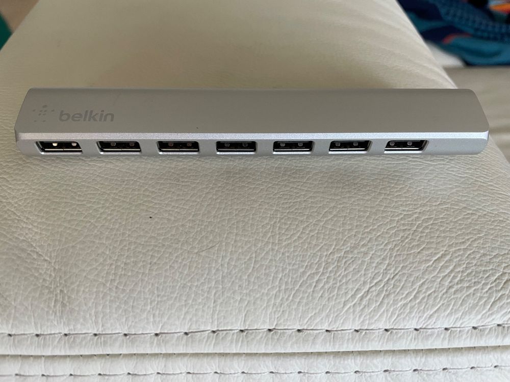 USB-Adapter (C) + Belkin 7-Port Ultra-Slim Desktop USB Hub | Kaufen auf ...