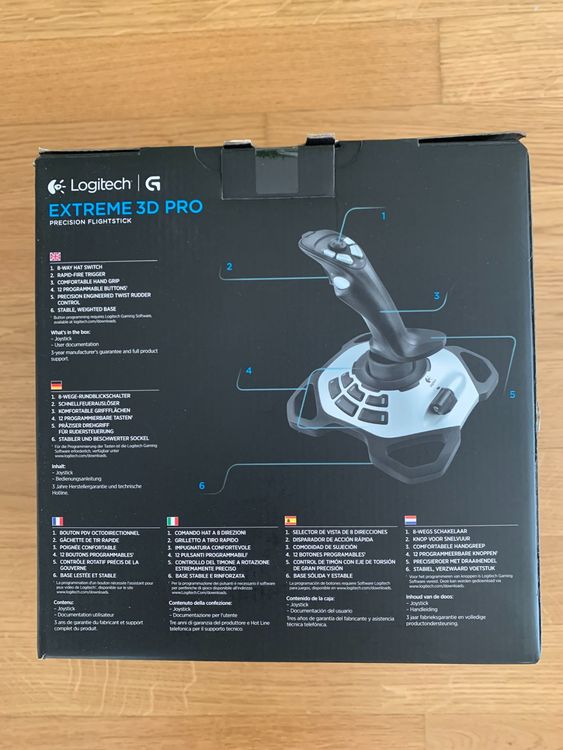 Logitech G Extreme 3D Pro Precision Flight Stick (Neu (gemäss ...