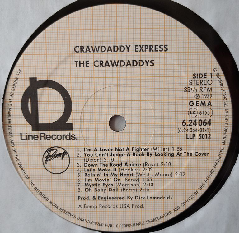 The Crawdaddys – Crawdaddy Express (LP) (Gebraucht) in Rubigen für CHF 13 – mit Lieferung auf ...