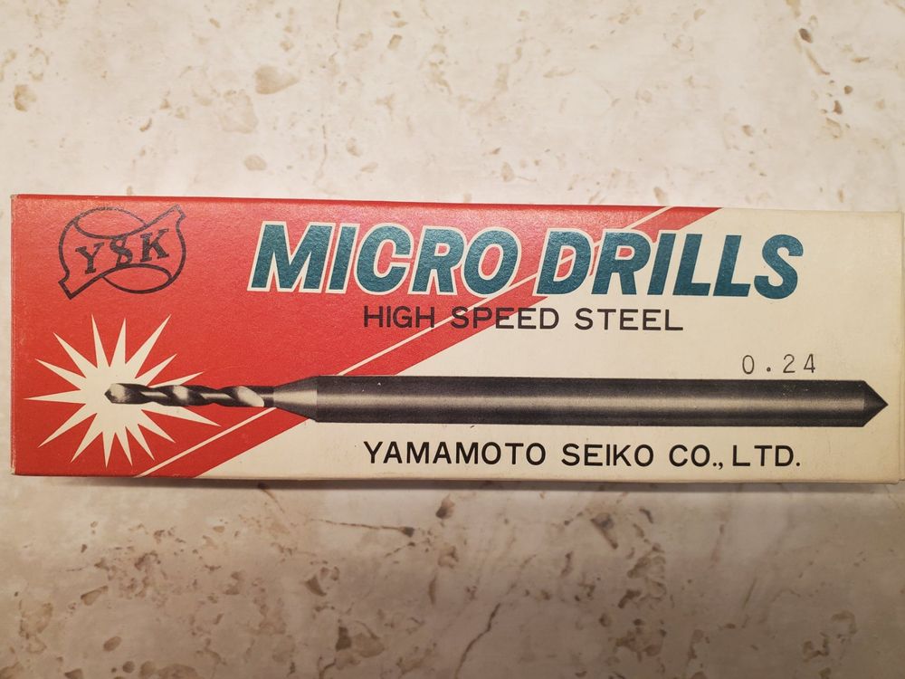 Yamamoto Micro Drill HSS ¤ 0.24mm - 10x Nur 15.- (vs 50.-) (Neu und ...