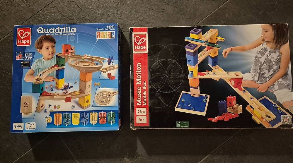 Hape Kugelbahn Quadrilla mit Skatepark (Gebraucht) in Zürich für CHF 59 – nur Abholung auf ...