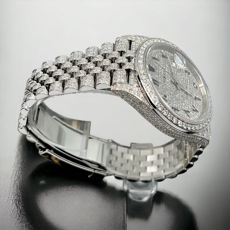 Rolex Datejust 41 ARABIC FULL ICED OUT JUBILEE 2023 | Kaufen auf Ricardo