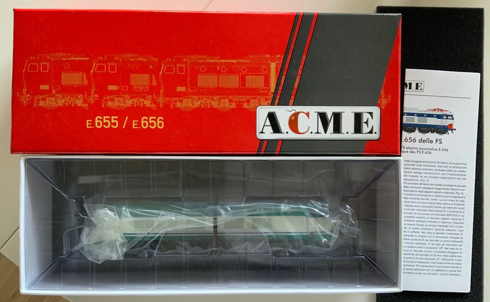 ACME 60267 FS TRENITALIA E656 CAIMANO - ESU LOKPILOT ROCO KK (Neu ...