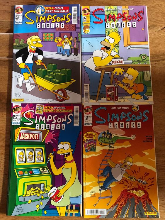 Simpons Comics 10 Stk (125, 152-159, 184, 201) (Neu (gemäss ...