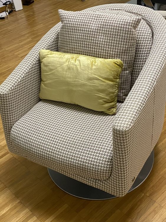 Sessel Sofa Drehsessel aus Design Natuzzi Modell Liz (Gebraucht) in ...