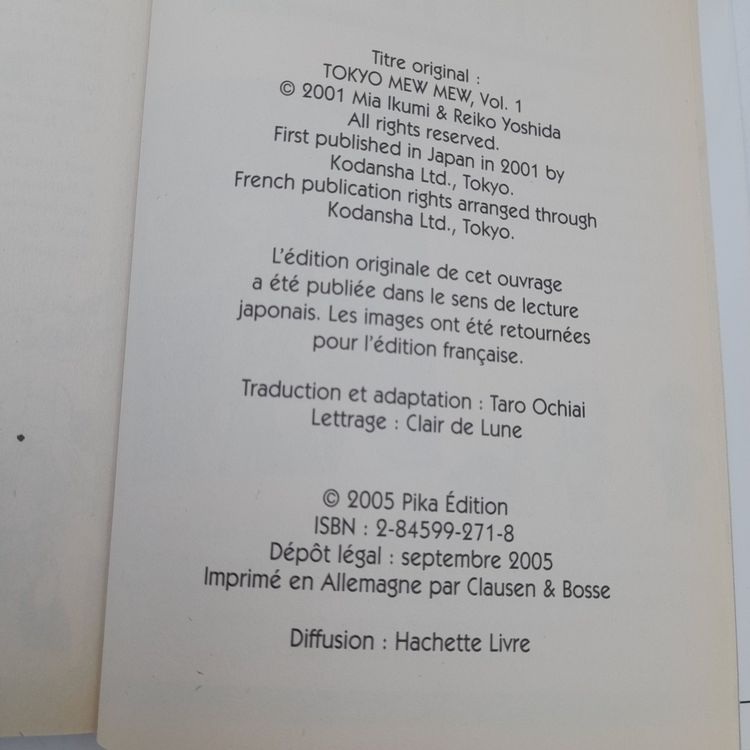 Manga Tokyo Mew Mew tomes 1 à 4 – Yoshida & Ikumi – Pika (Gebraucht) in ...