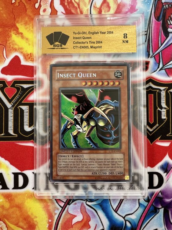 Yugioh Insect Queen CT1 Secret Rare Misprint neu! (Neu (gemäss ...