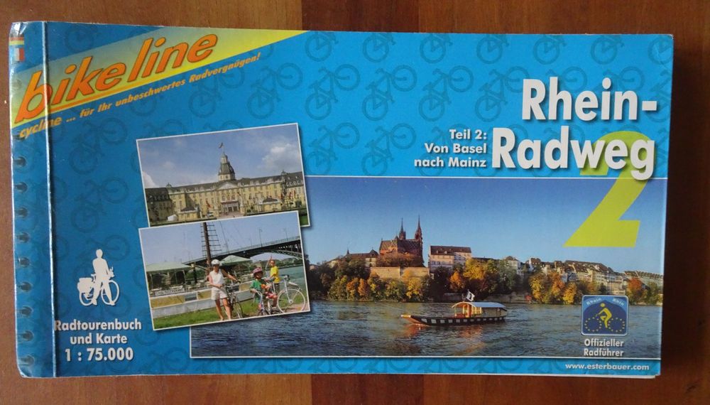 Rhein-Radweg Bikeline Tourenbuch (Gebraucht) in männedorf für CHF 3.8 – nur Abholung auf Ricardo ...