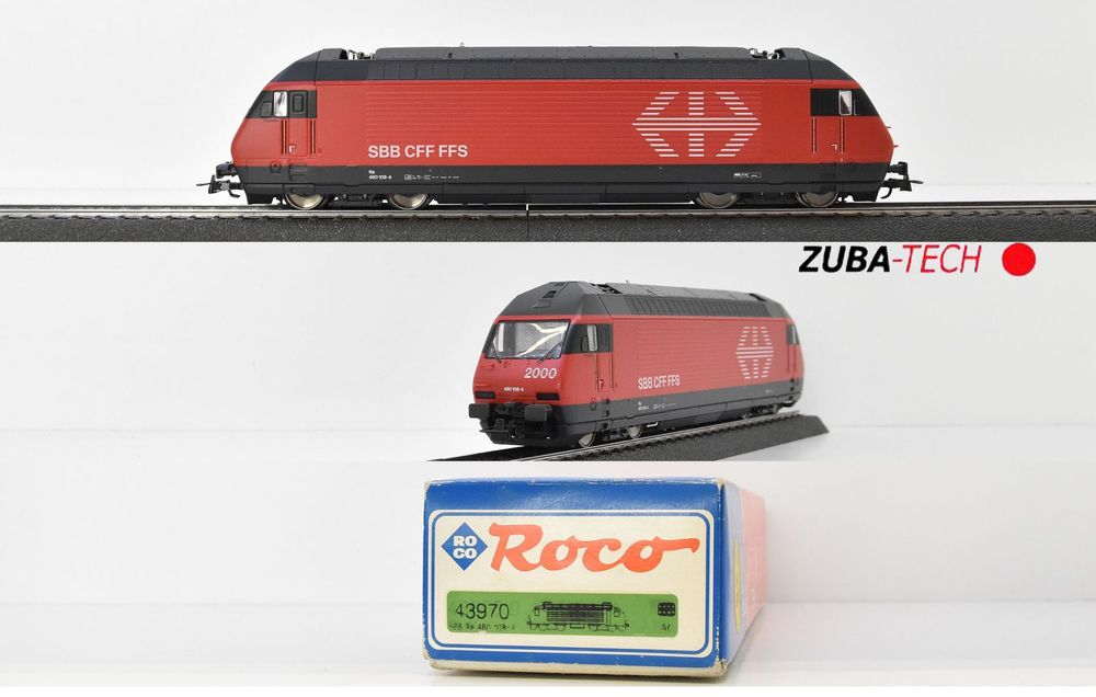Roco 43970 E-Lok Re 460 Engadin SBB H0 WS Digital mit OVP (Gebraucht ...