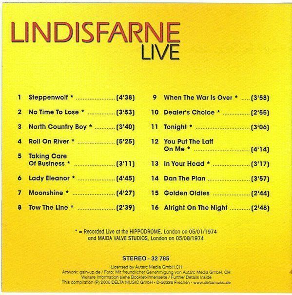 Lindisfarne LIVE Alan Hull Simon Cowe Tom Duffy Folk Rock CD | Kaufen ...