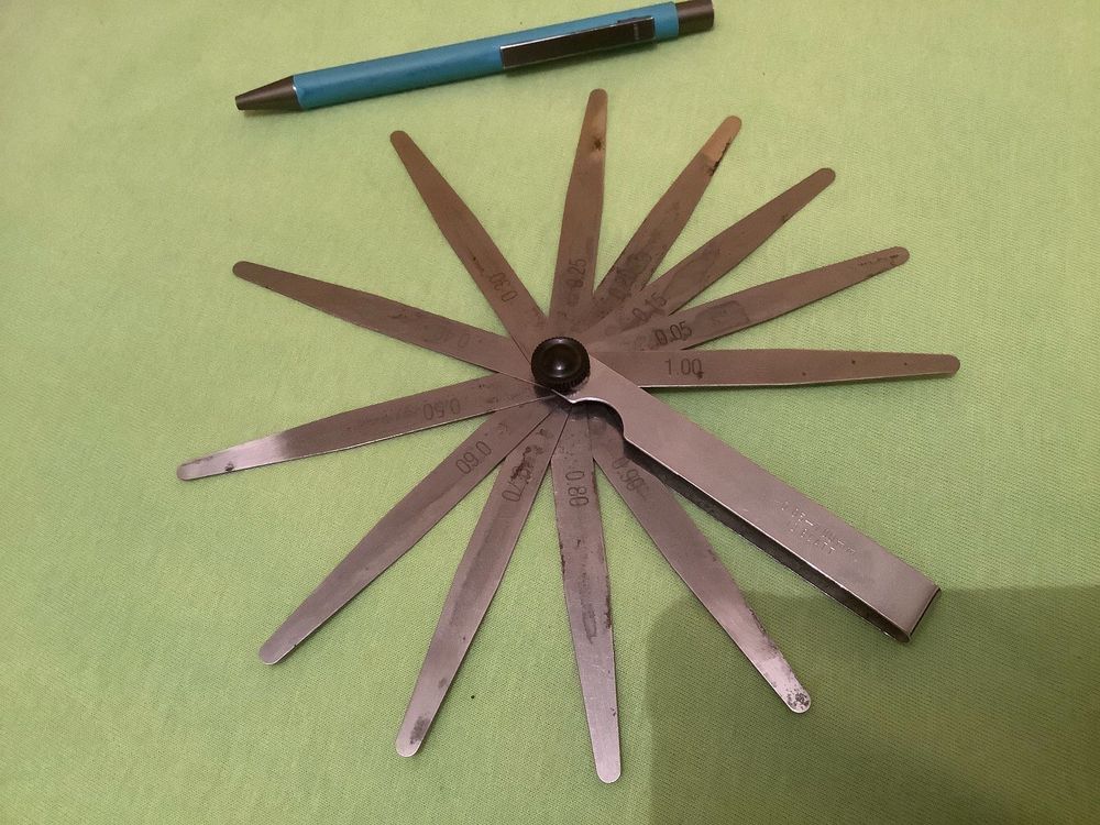 Blattlehre Fühlerlehre 13 Blatt 0.05-1mm | Kaufen auf Ricardo
