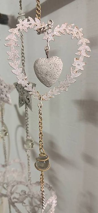 4 Girlanden Shabby Chic Engel Glocke Taube Stern Herz (Gebraucht) in Basel für CHF 40 – mit ...