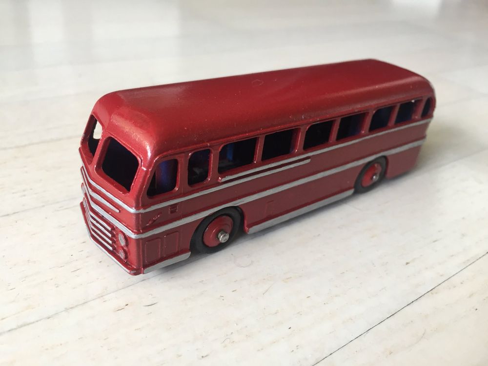 Modellauto Dinky Toys No 29h/282 Duple Roadmaster Bus rot (Gebraucht ...