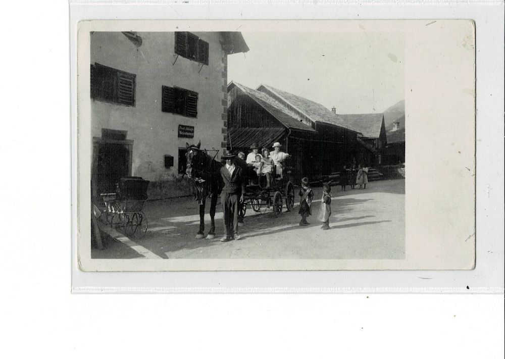 Postablage von WEISSTANNEN mit Pferde-Fuhrwerk SG ca 1910! (Neu (gemäss ...