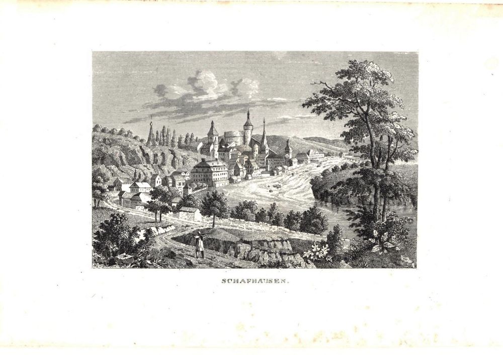 Schaffhausen Original-Kupferstich 1836 | Kaufen auf Ricardo