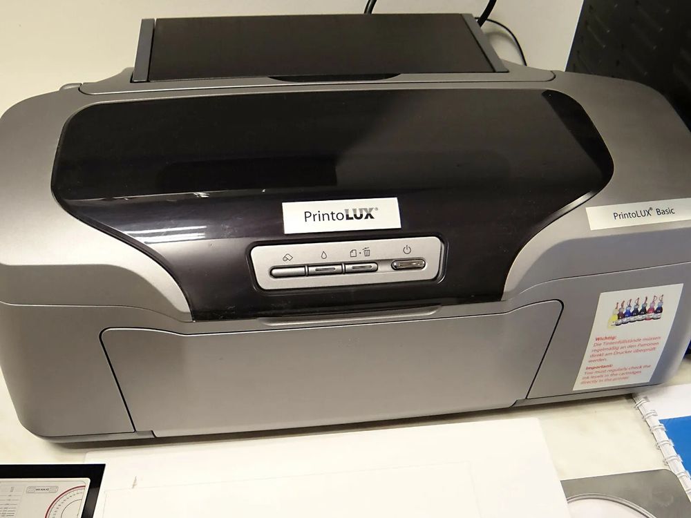PrintoLUX BASIC DRUCKER Für Firmen Schilder, Zifferblätter (Gebraucht ...