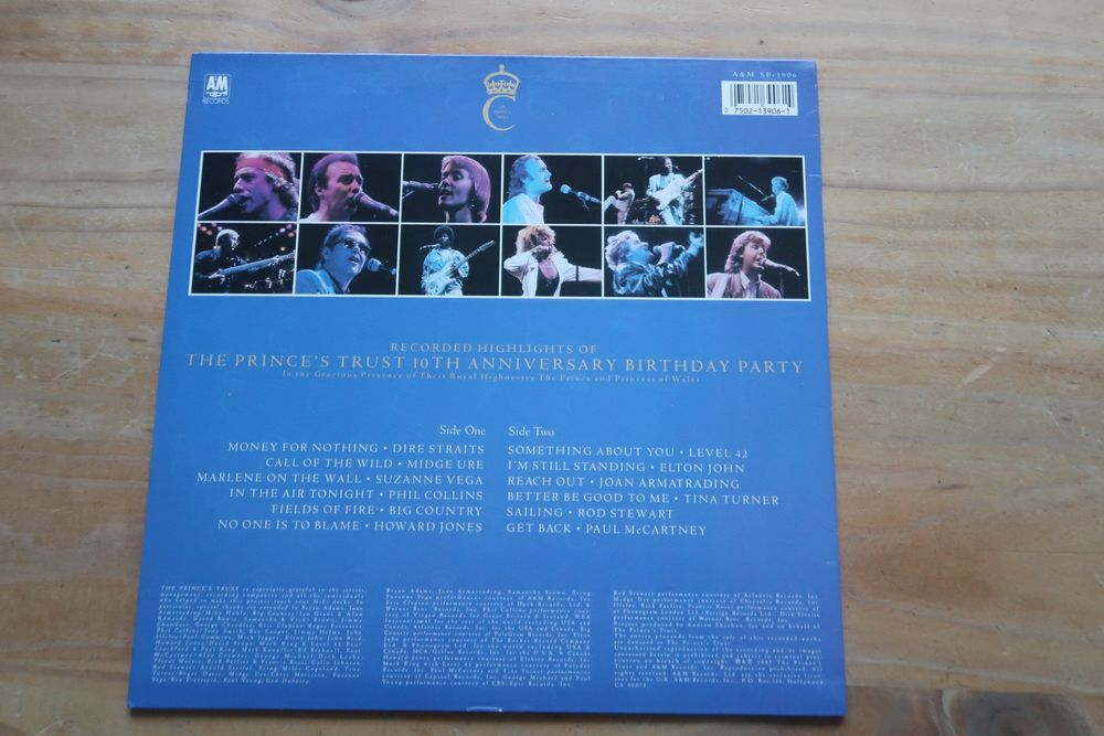 THE PRINCES TRUST CONCERT 1987 - 3x VINYL LP (Gebraucht) in Basel für ...