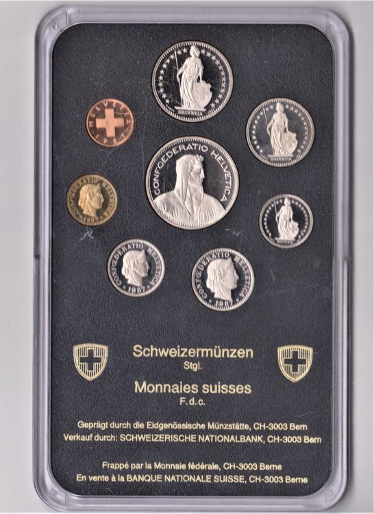 Münzsatz 1987 Stgl. Kl. Auflage RARITÄT (Neu und originalverpackt) in Signau für CHF 59 – mit ...