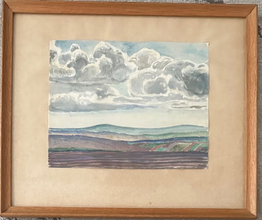 Charles L Éplattenier (1874-1946) Landschafts Aquarell (Gebraucht) in Root für CHF 154 – mit ...