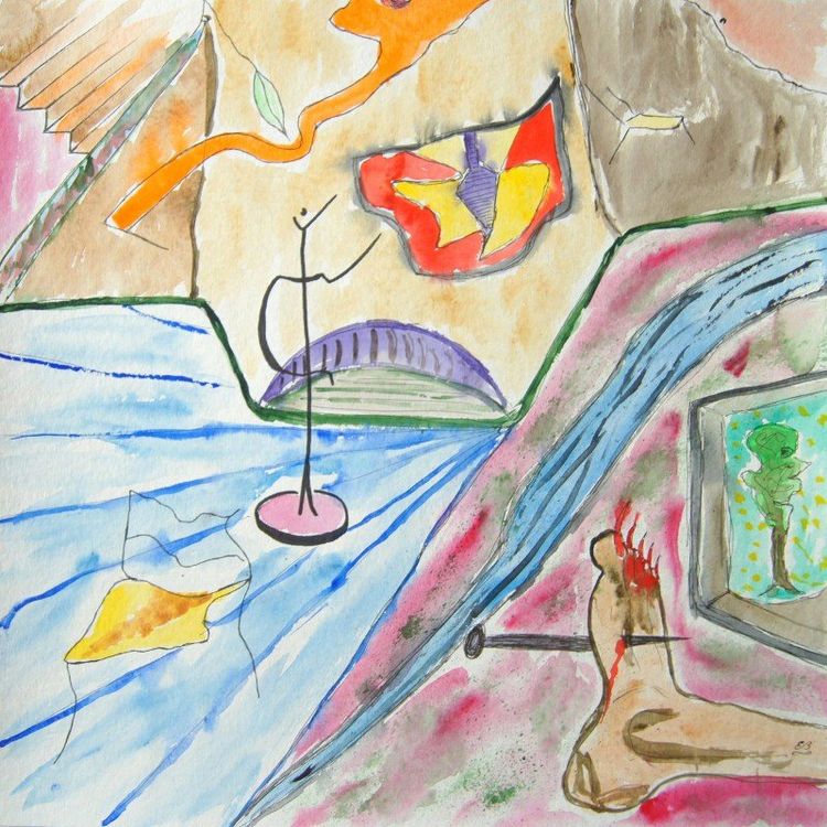 Aquarell: Il cantante (Neu (gemäss Beschreibung)) in Fribourg für CHF 8 – mit Lieferung auf ...