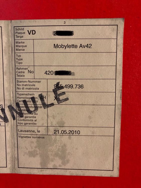 Motobécane Mobylette AV42 cyclomoteur | Acheter sur Ricardo