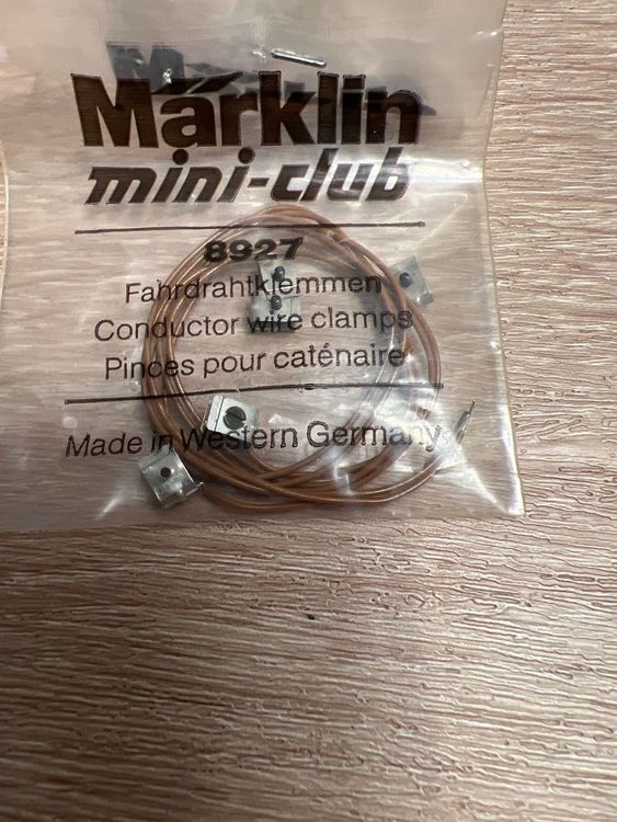 Marklin Z- Fahrdrahtklemmen 8927 (Neu und originalverpackt) in St-Aubin ...