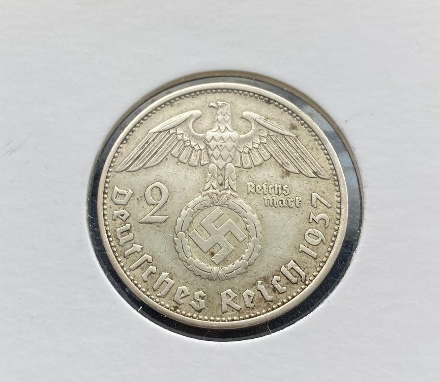 2 Deutsche Reichsmark 1937 A ss Ag 0.625 Nazi-Deutschland | Kaufen auf Ricardo