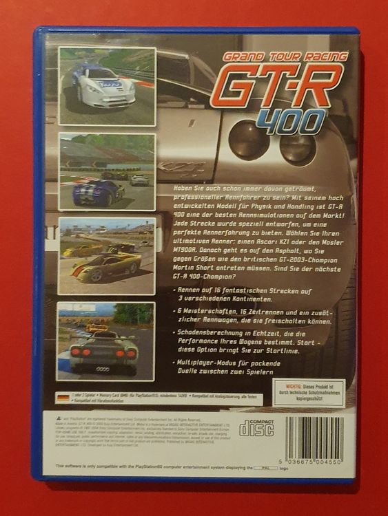 Sony PlayStation 2 Game (PS2) Grand Tour Racing GT-R 400 (Gebraucht) in ...