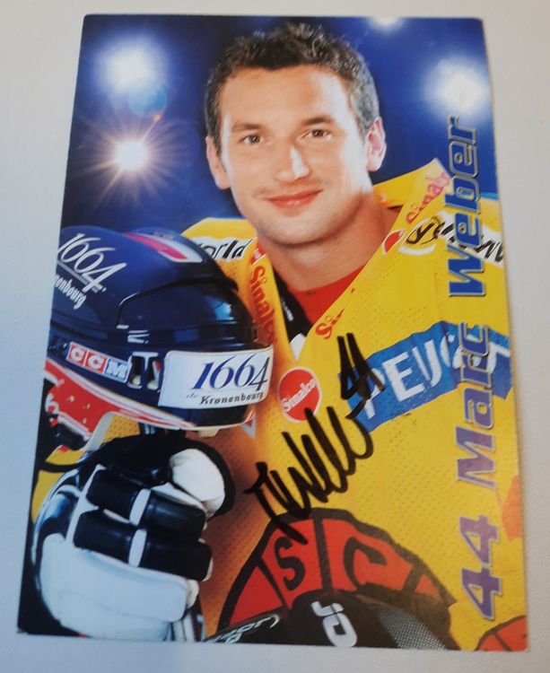 Marc Weber / orig. Autogrammkarte | Kaufen auf Ricardo
