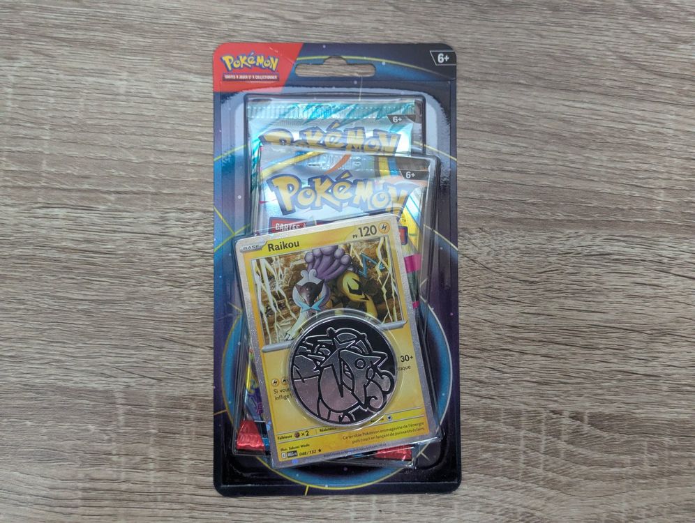 Blister 2 Booster Pokémon Raikou FR Neuf (Neuf avec emballage d'origine ...