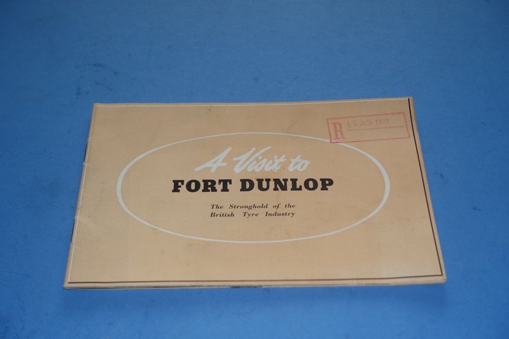 FORT DUNLOP BROCHURE OLDTIMER VINTAGE (Gebraucht) in Bellevue für CHF 5 ...
