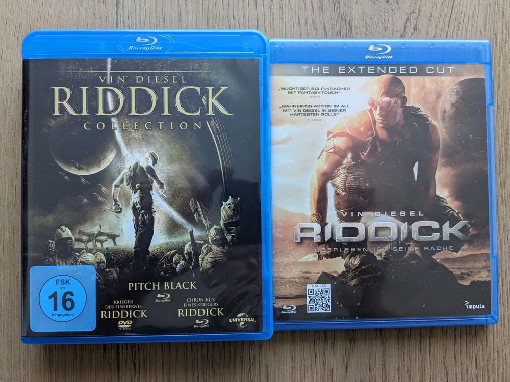 Vin Diesel RIDDICK Collection (Blu-ray) (Gebraucht) in Port für CHF 15 ...