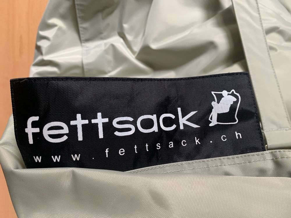Fettsack Sitzsack grau/mint | Kaufen auf Ricardo