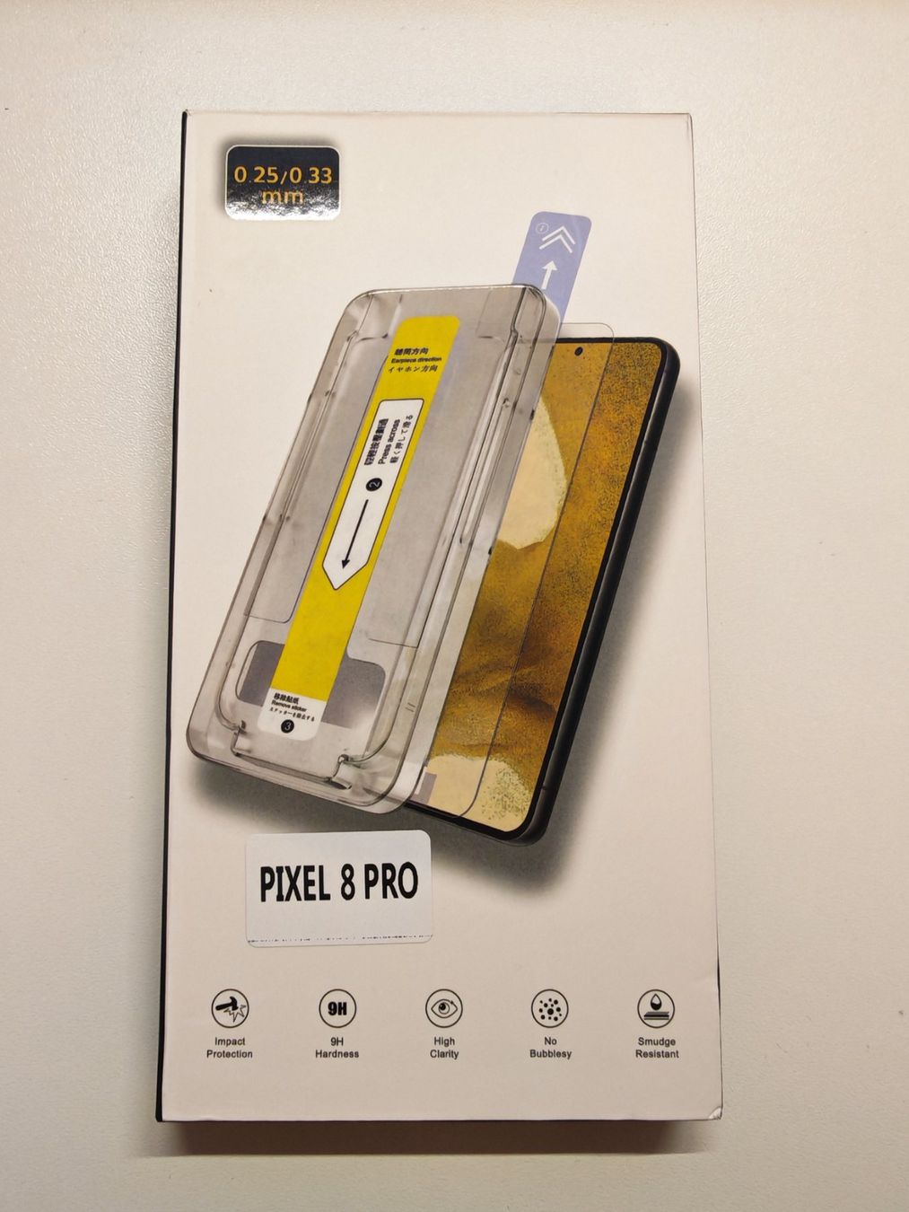 Panzerglas-Folie für Google Pixel 8 Pro mit Montagehilfe (Neu (gemäss ...