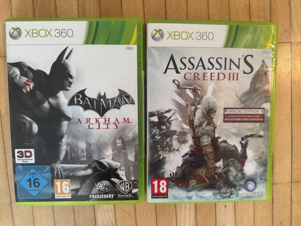 Assassin's Creed 3 und Batman Arkham City (Gebraucht) in Dübendorf für ...