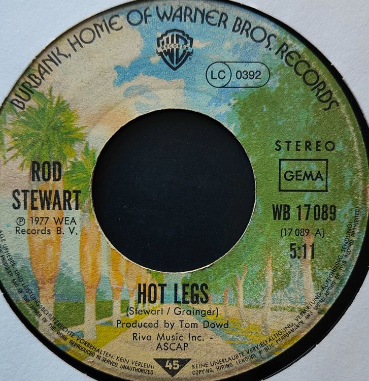 Vinyl-Single Rod Stewart - Hot Legs (Gebraucht) in Langenthal für CHF 4 ...