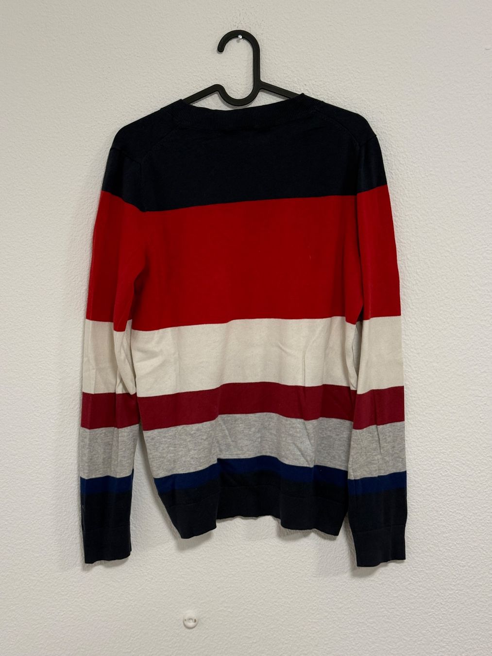 Vintage Pull col V Tommy Hilfiger Femme rayures S (825) (D'occasion) à ...