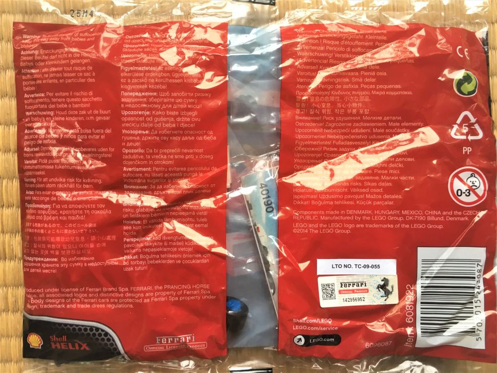 LEGO SHELL # 40190 F1 FERRARI F138 NEU OVP | Kaufen auf Ricardo