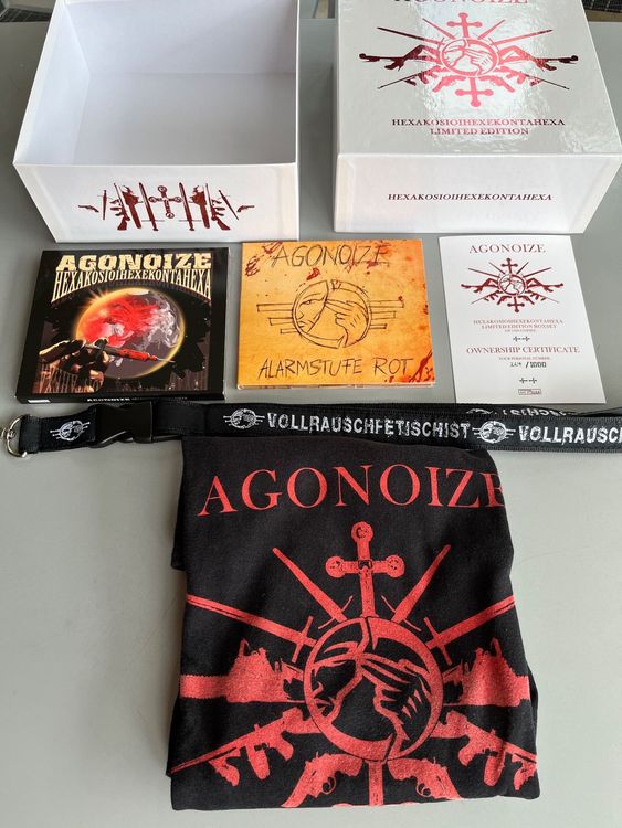 AGONOIZE - Box Set Lim. 1000 Stk RAR RAMMSTEIN GOTHIC SLAYER (Neu ...