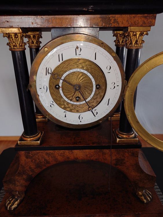 Antike Wiener Barock -Empire Portal-Kommodenuhr. Sehr rar. (Gebraucht ...