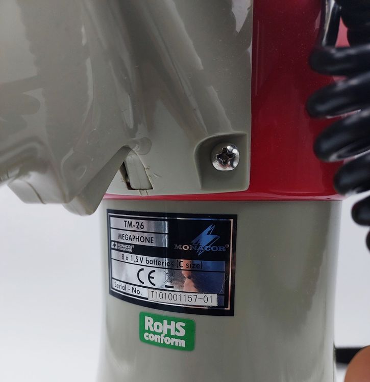 Monacor Megaphone Lautsprecher, TM-26 | Kaufen auf Ricardo